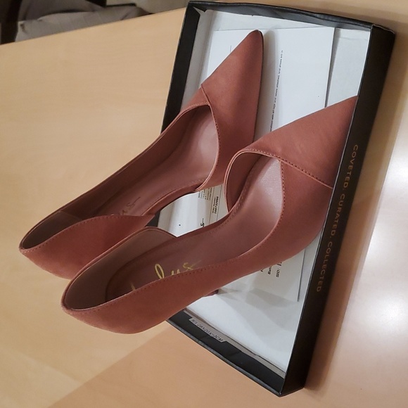 Lulus | Shoes | Lulus Satsuki Dusty Rose Suede Pointed Dorsay Pumps ...